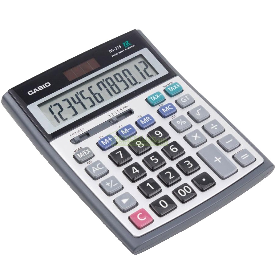 CASIO DS-2TS 桌面型計數機 (12位)_桌面型計數機_計算機及用品_文儀器材_OFFICESLink.com 辦公室文儀用品文具 ...